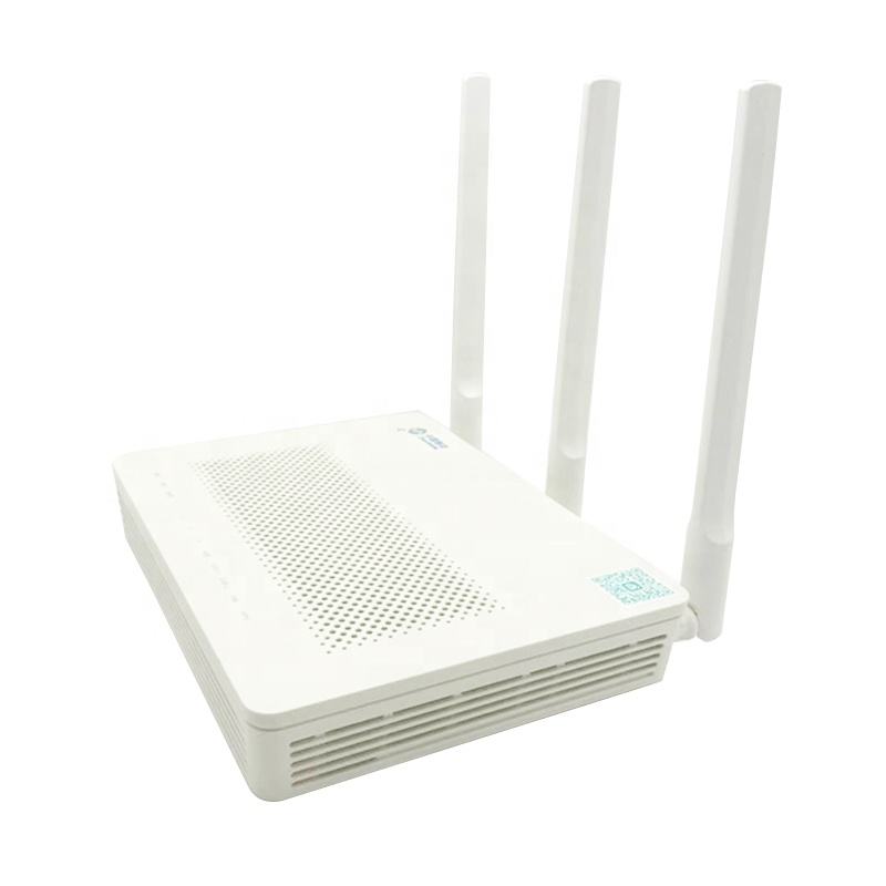 10G HN8546Q ONT 4GE LAN + Tel+2.4G / 5.8G AC WIFI+ 3 antenna Ftth Gepon ...