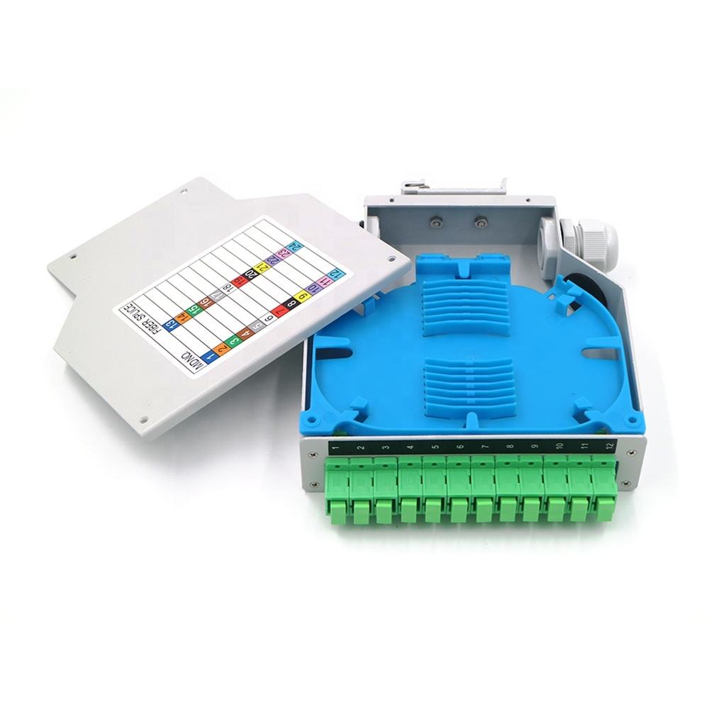 12 Fiber Rack Mount Best sale DIN Rail Box - Quality FTTH Products from ...