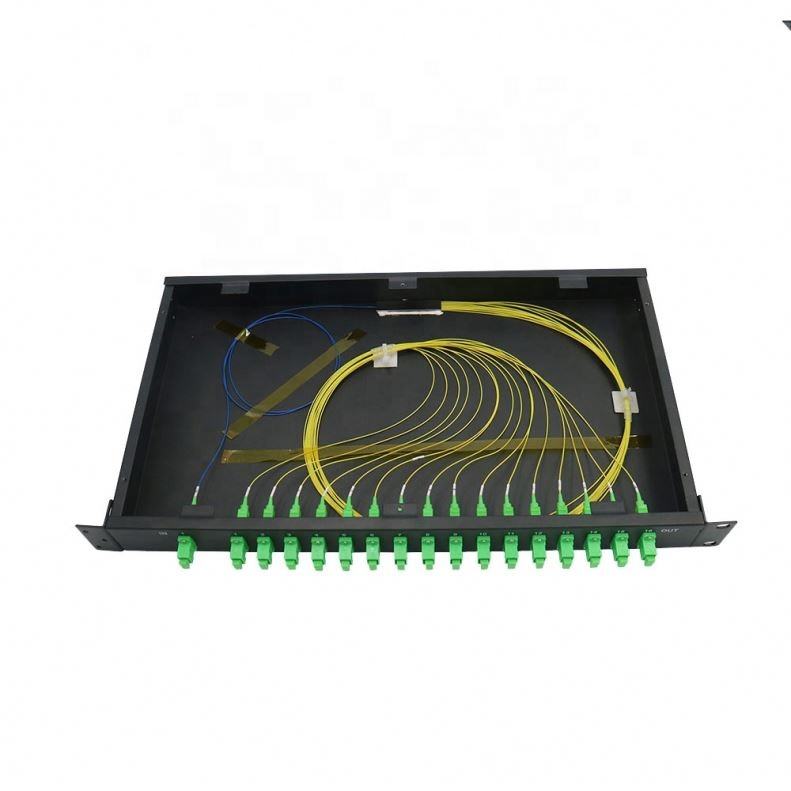 1×16 Optic PLC Splitter Brand New ONU Fiber Patch Panel