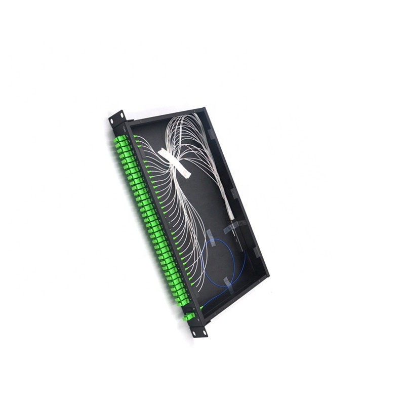 1×64 PLC Splitter High Quality FTTX UPC Fiber Optic ABS Box