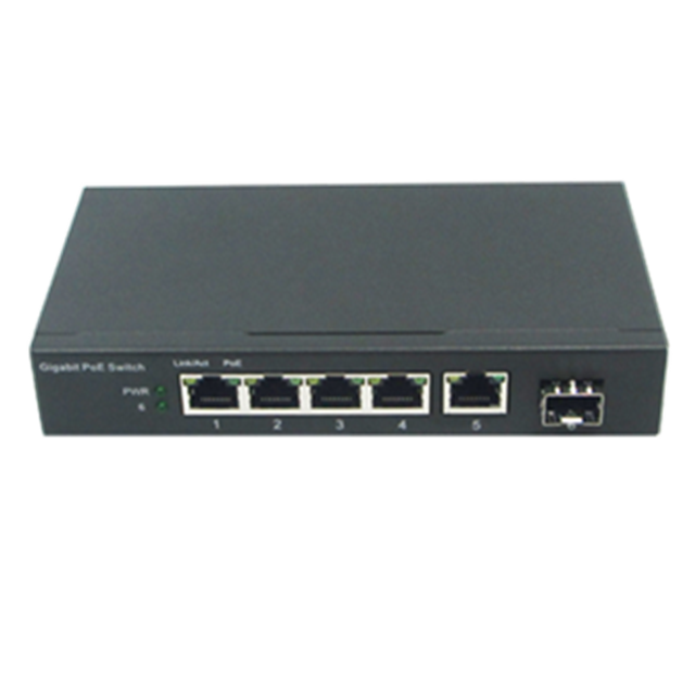 6 port 10/100/1000Mbps unmanaged industrial poe switch - Quality FTTH ...