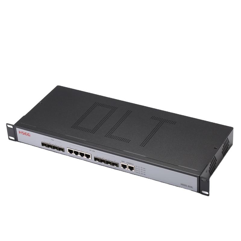 HSGQ-E04L High Quality OLT 4 Ports GPON FTTH Solution