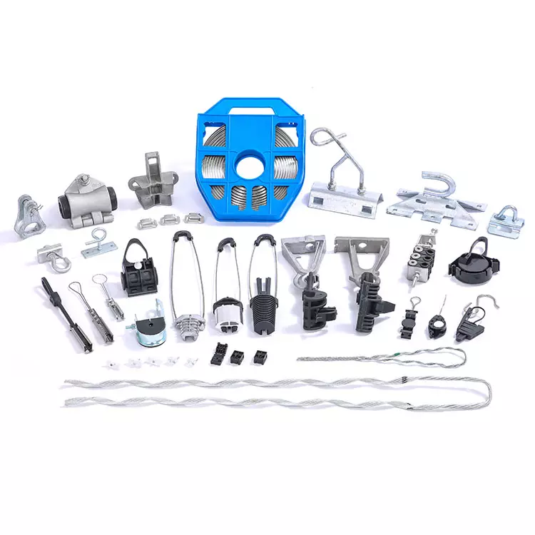 cabling FTTH Type Hook for Drop Cable Fiber Optic Tension Clamp for ...