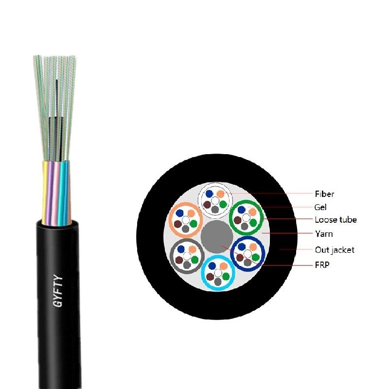 China hot sale GYFTY 6 core sm fiber optic cable,12 core fiber optic ...