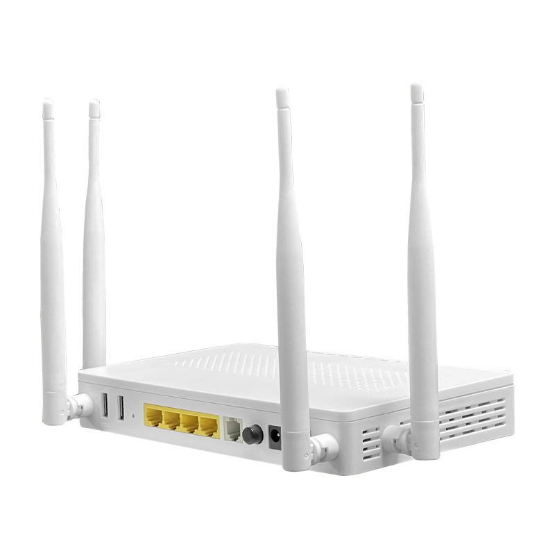 Dual band Fiber Optic Router Brand New XPON 4ge+1pots ONU