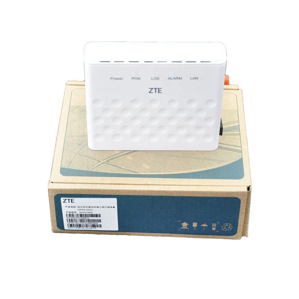 F601 ZTE ONU F643 F401GPON EPON ONU Original new 1 Port Fiber Optical Terminal ONT - Quality ...