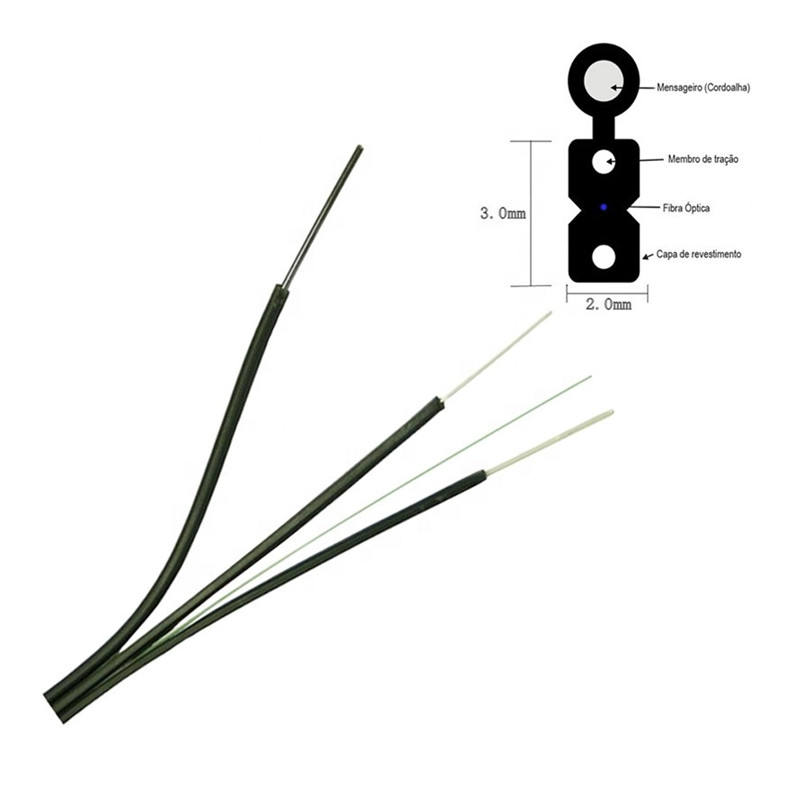 Fiber Optic Drop Cable New Original 1 Core Fiber Optic Wire