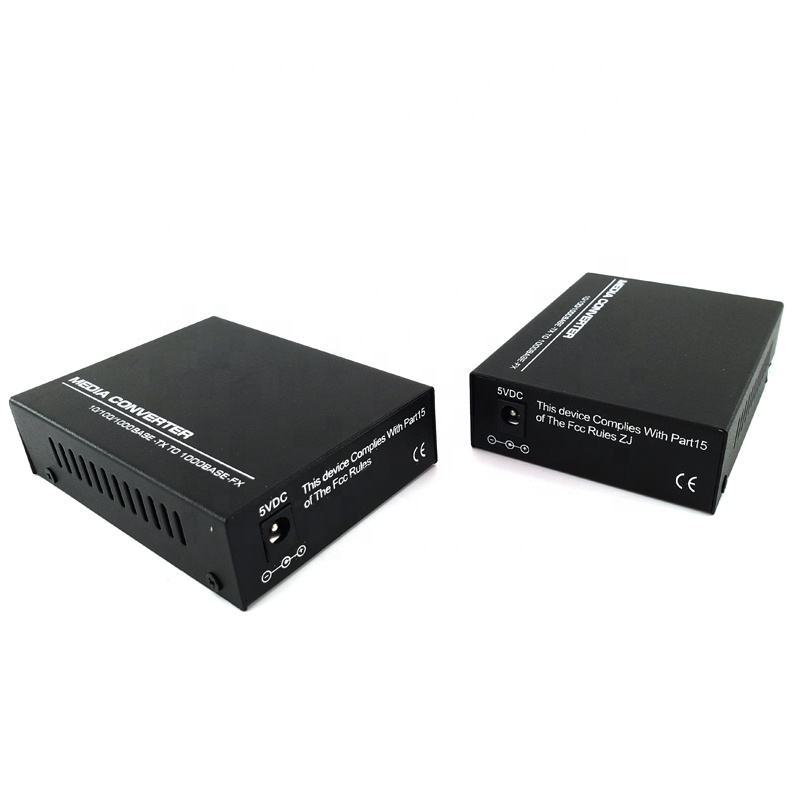 Fiber Optic High Quality Media Converter Gigabit 8 RJ45 Port