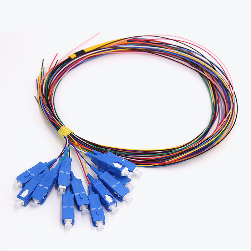 fiber optic pigtail singlemode 12 core fiber cable breakout pigtails sc ...