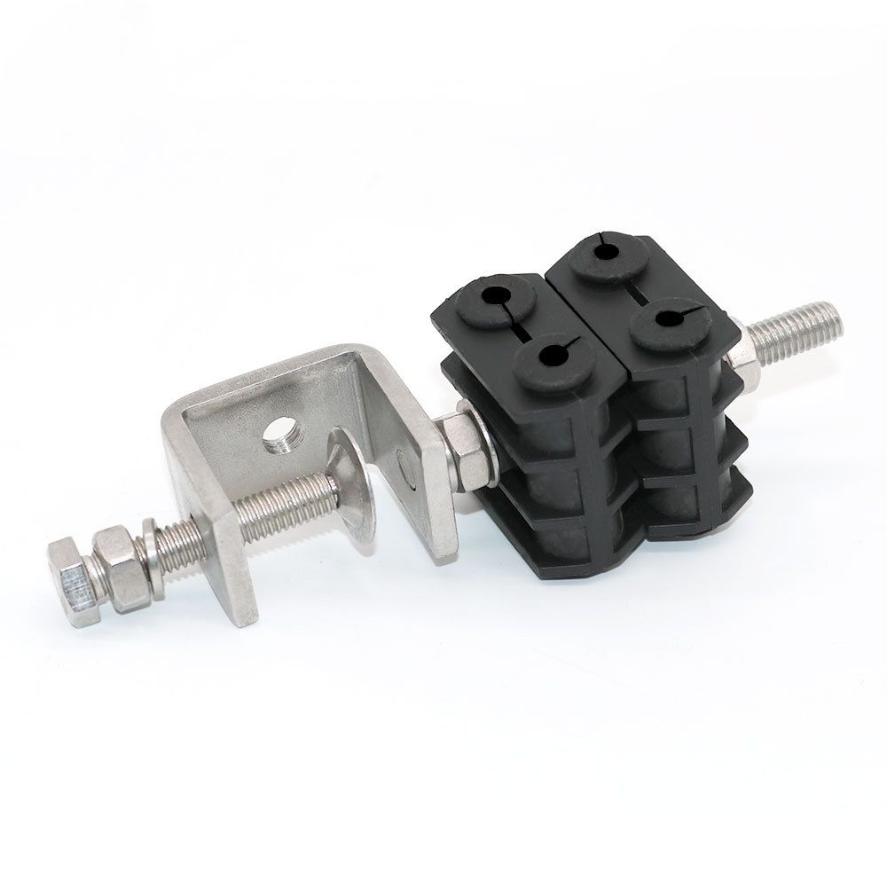 Fiber Power Feeder Clamp Brand New ONT ADSS OPGW Cable Clamp