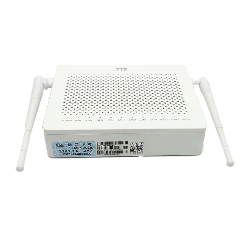 FTTH Dual Band Wireless 4GE 1USB 1Voice ZXHN F673AV9 OLT GPON ONU Wifi ...