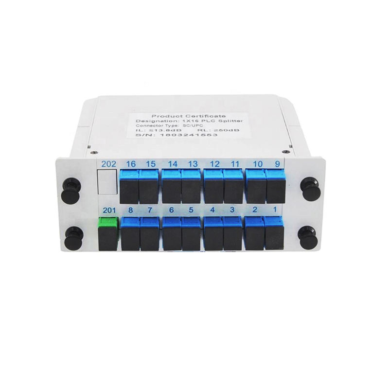 FTTH GPON EPON OPTIC 1×16 LGX Box PLC Splitter Optical Fiber PLC ...