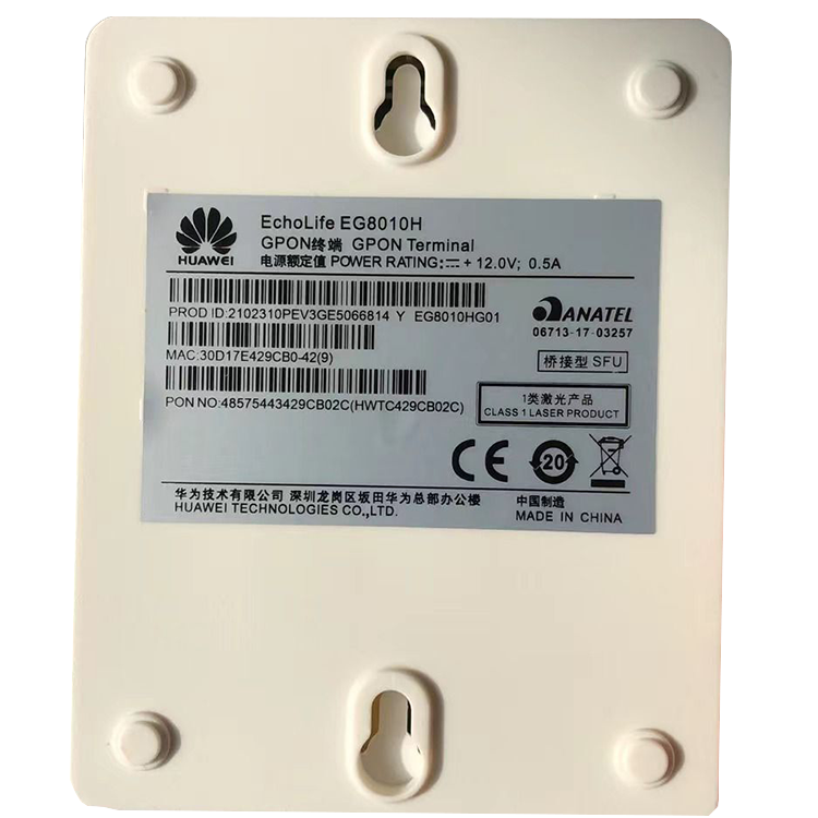 FTTH Huawei EchoLife 1GE Bridge Type XPON GPON EPON ONU ONT EG8010H ...