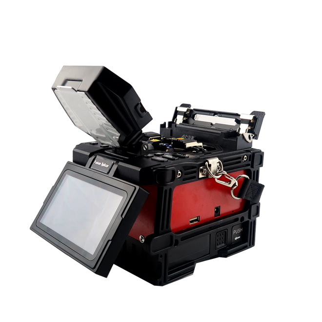 Fusionadora Fiber Optic Splicer USB DC Interface Supports Multiple ...