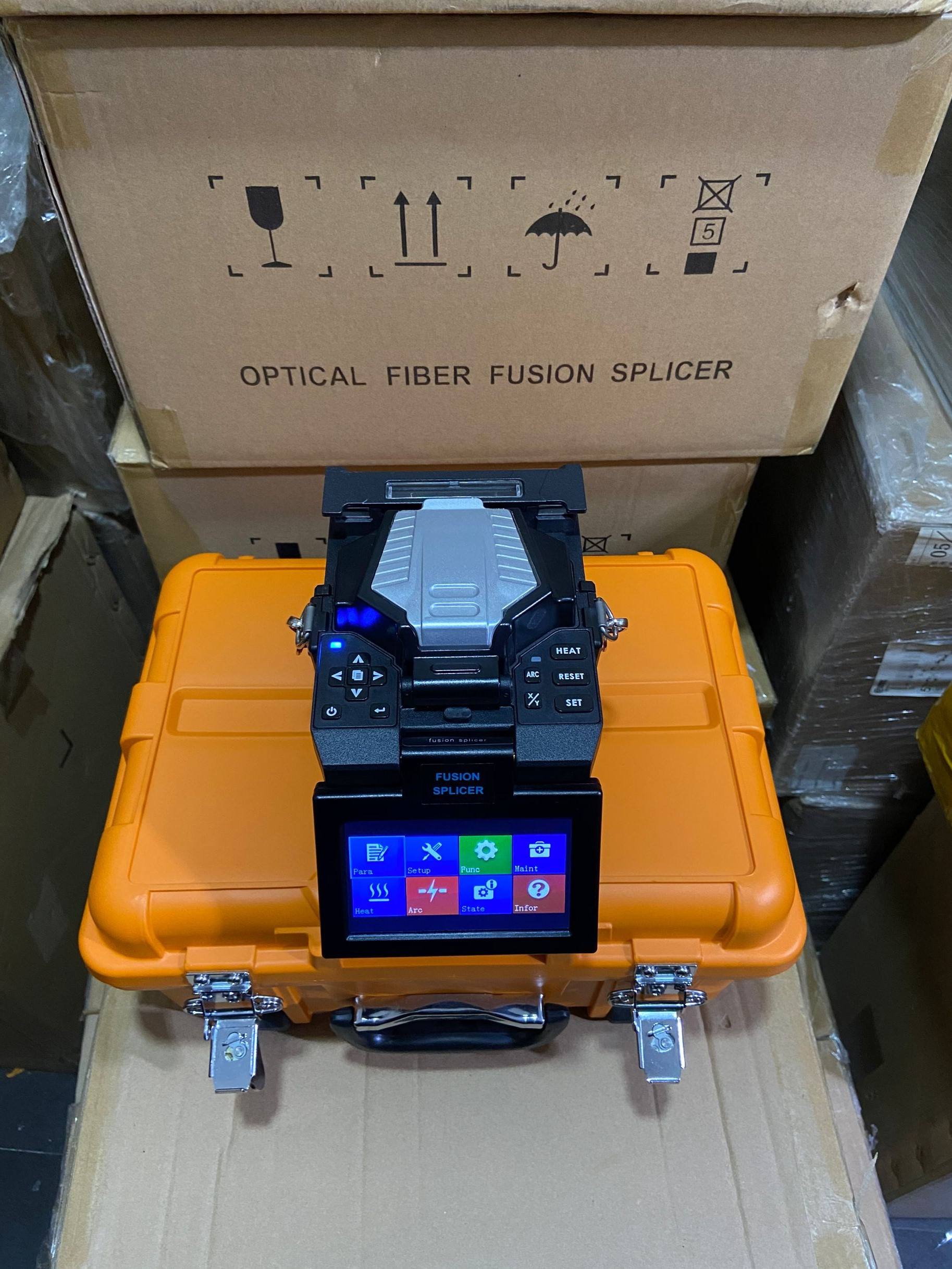 Fusionadora Fiber Optic Splicer USB DC Interface Supports Multiple Foreign Languages - Quality ...
