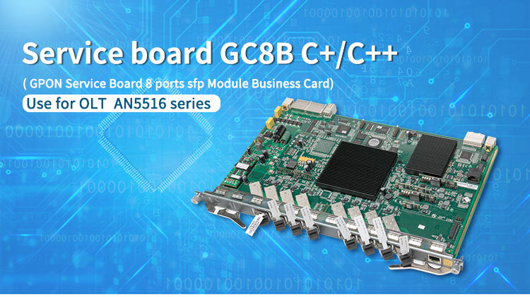 GC8B 8 Ports GPON Service Board New Original FTTH