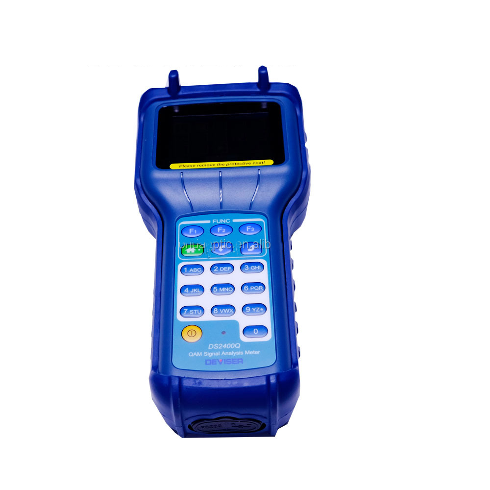 High Efficiency FTTH DS2400Q Color Screen DVB-C QAM analyzer for ...