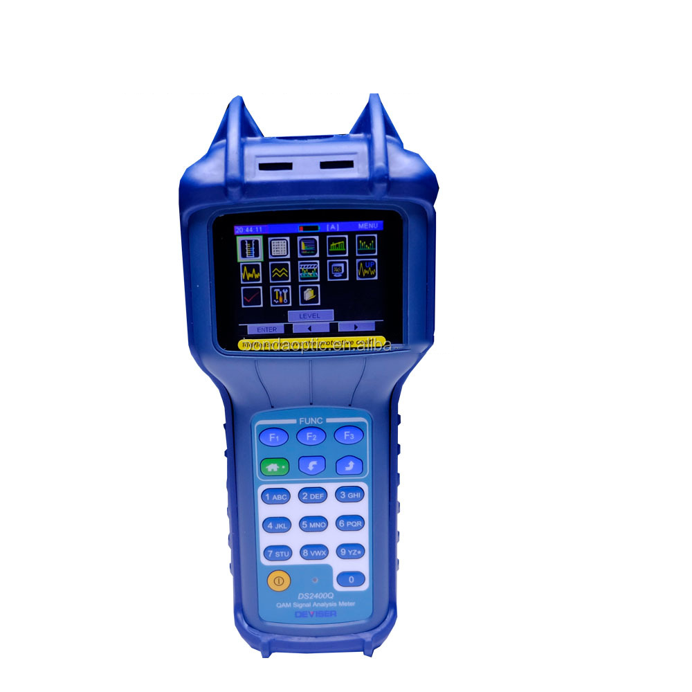 High Efficiency FTTH DS2400Q Color Screen DVB-C QAM analyzer for ...