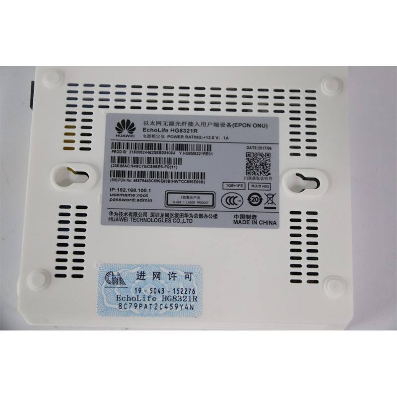 Huawei echolife onu hg8321r 2fe 2LAN single port mini xpon gpon ont fiber optic modem - Quality ...