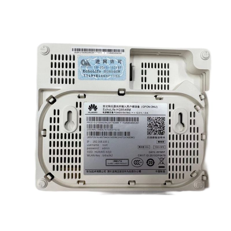Huawei HG8546M High Quality ONT WiFi, 1x RJ45 1000Mb/s