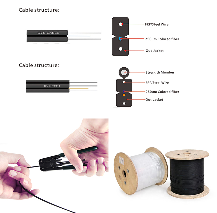 LSZH Optical Fiber Cable High Quality Optic Network System