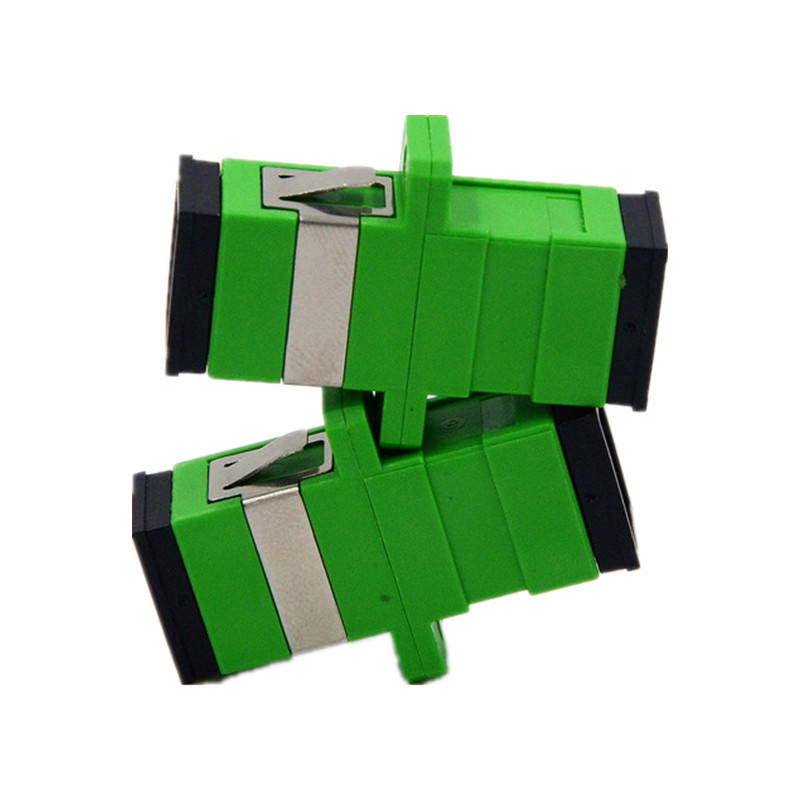 Manufacturer FTTH Optical fiber SC APC singlemode Simplex green coupler ...