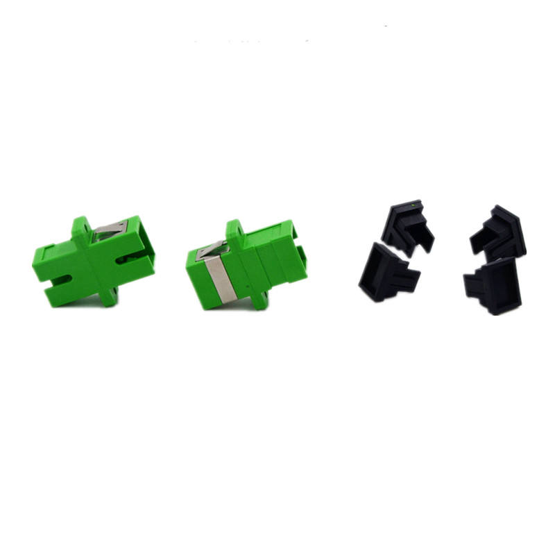 Manufacturer FTTH Optical fiber SC APC singlemode Simplex green coupler ...