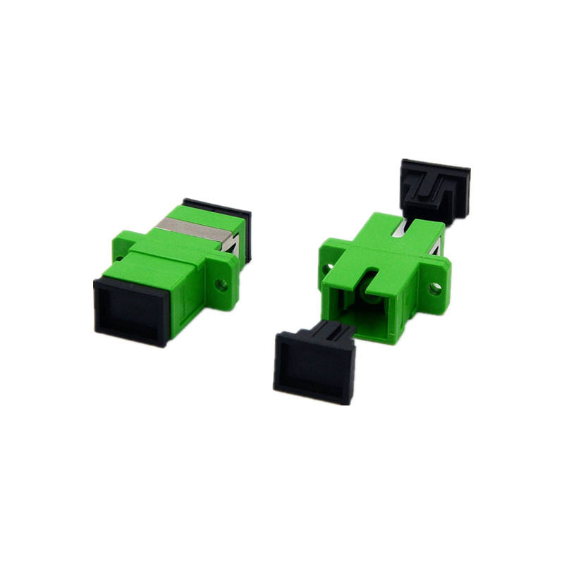 Manufacturer FTTH Optical fiber SC APC singlemode Simplex green coupler ...