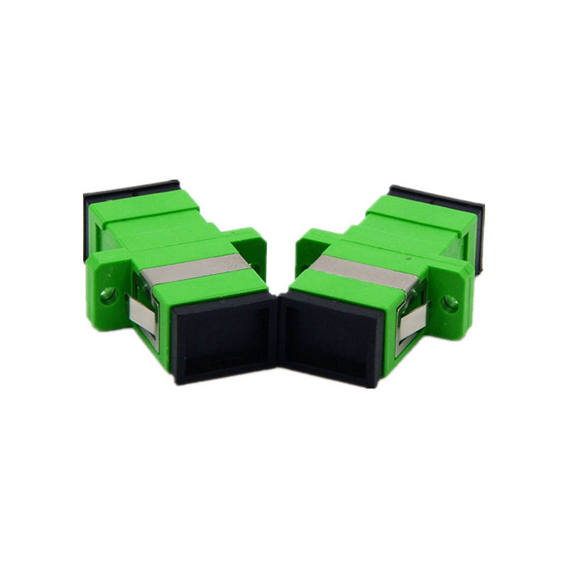 Manufacturer FTTH Optical fiber SC APC singlemode Simplex green coupler ...
