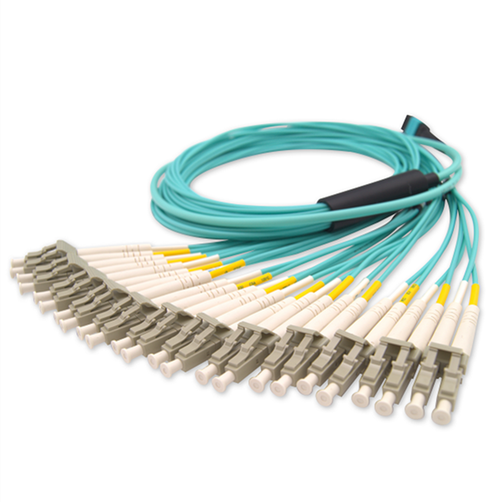 MPO MTP 12 core 24 core Female Multimode OM3 OM4 fiber optic Fiber ...