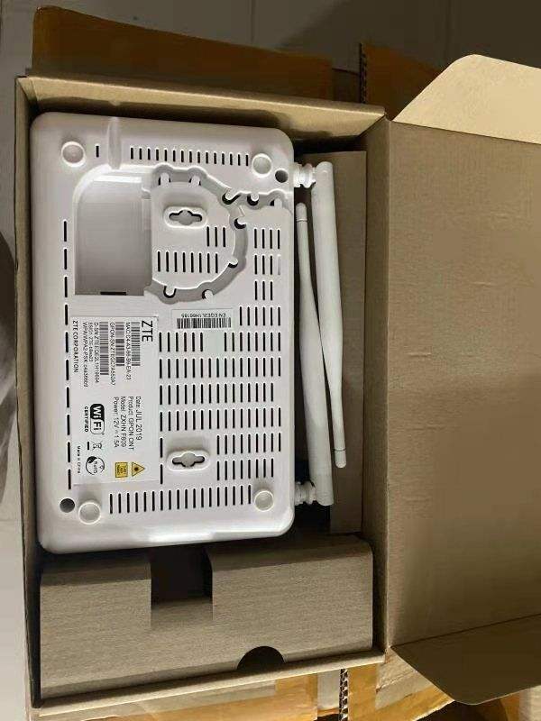 NEW 100% original FTTH Optical modem 4GE+voice+WIFI gpon wifi onu ...