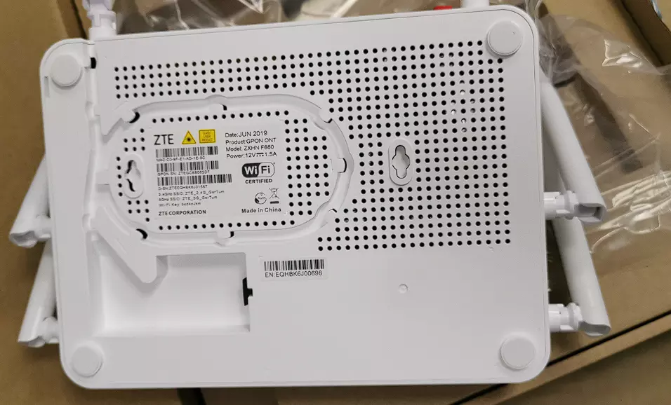 New F680 4GE+2POTS +High Dual Band WIFI GPON ONT ONU Router F680 to ...