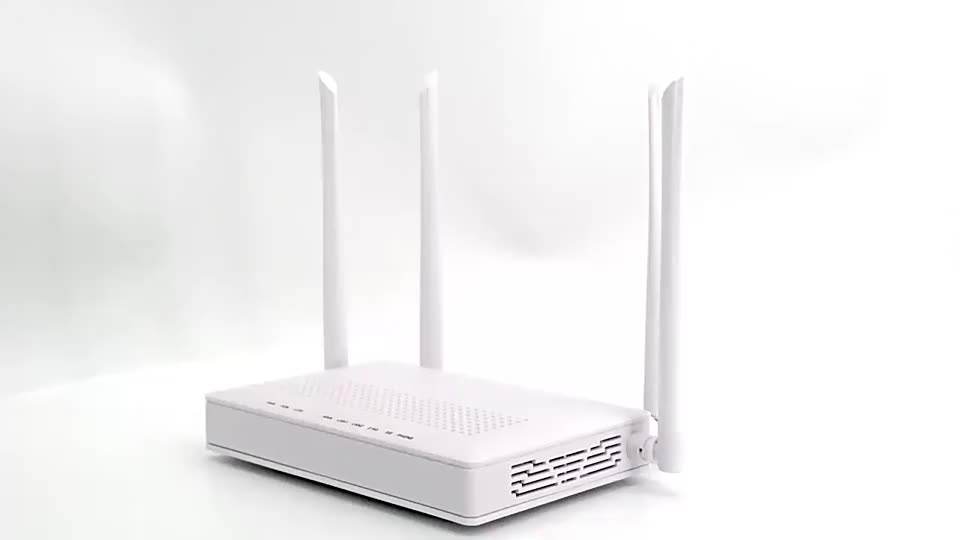 New F680 4GE+2POTS +High Dual Band WIFI GPON ONT ONU Router F680 to ...