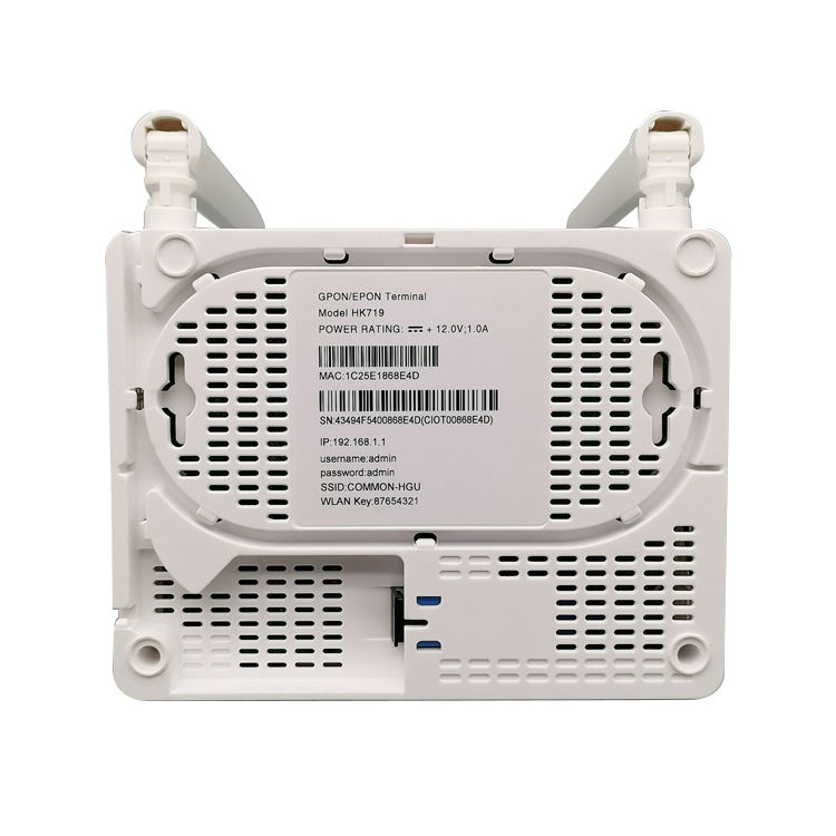 OEM FTTH Wholesale Echolife hk719 2.4G 5dbi Wifi XPON ONT 1GE 3FE 1TEL ONU GEPON Router Chipset ...