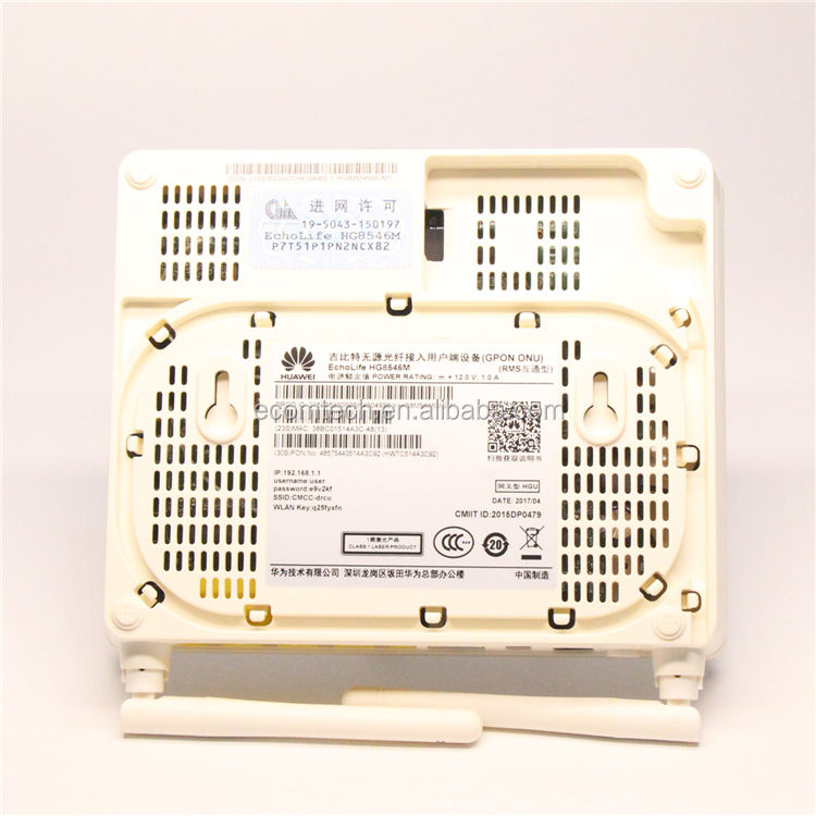 Huawei HG8546M GPON ONT Router 1GE+3FE+1POT+1USB+WIFI - Quality FTTH Products from a Trusted Source