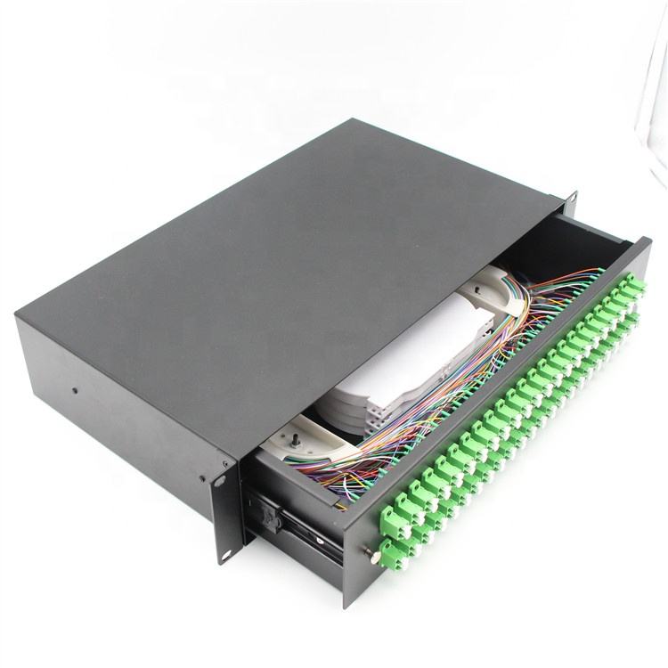Rack Mount 96 Core High Quality ONU FC ODF FTTH Optic Cables