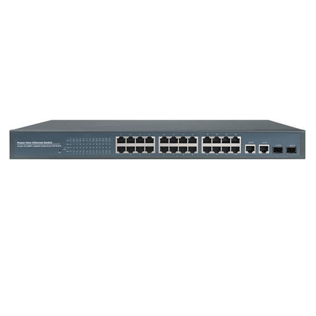 Realtek 1000Mbps Network 24 Ports Poe Ethernet Switch with 2 Gigabit ...