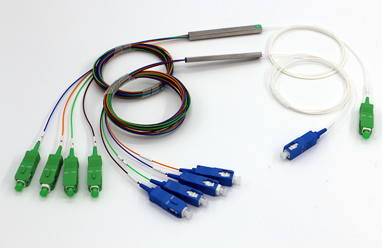 SC UPC 1×16 Optical Divider XPON Network 1×16 Steel Tube PON PLC ...