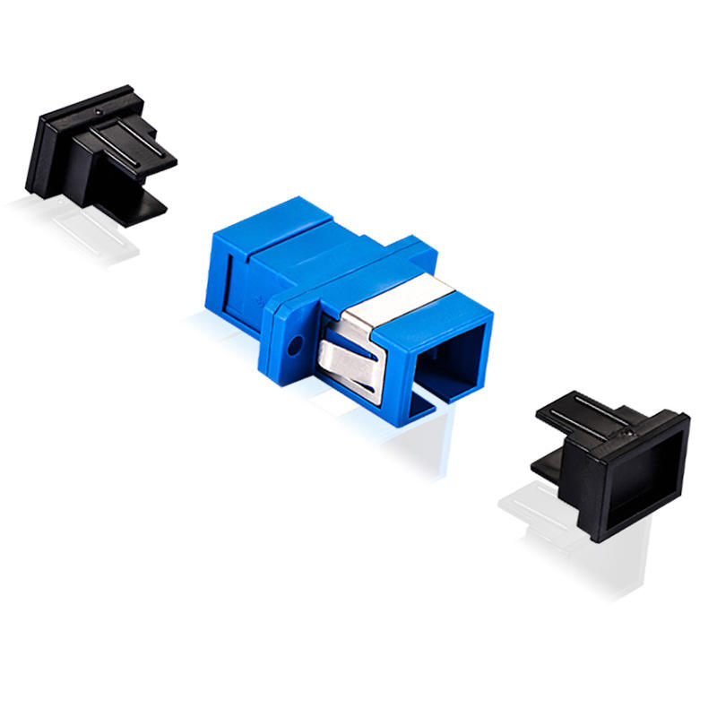 Single Mode Optical fiber Coupler Fiber Flange adapter SC-SC Fiber Optic Adapter Simplex flange ...