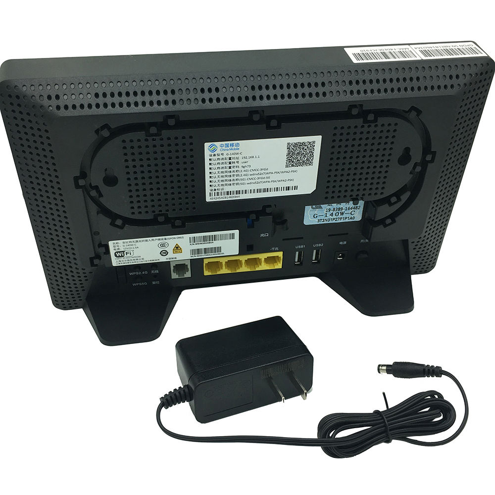 USED GPON ONU ONT G-140W-C 4GE LAN + 2.4G / 5.8G Dual band AC WIFI ONU ...