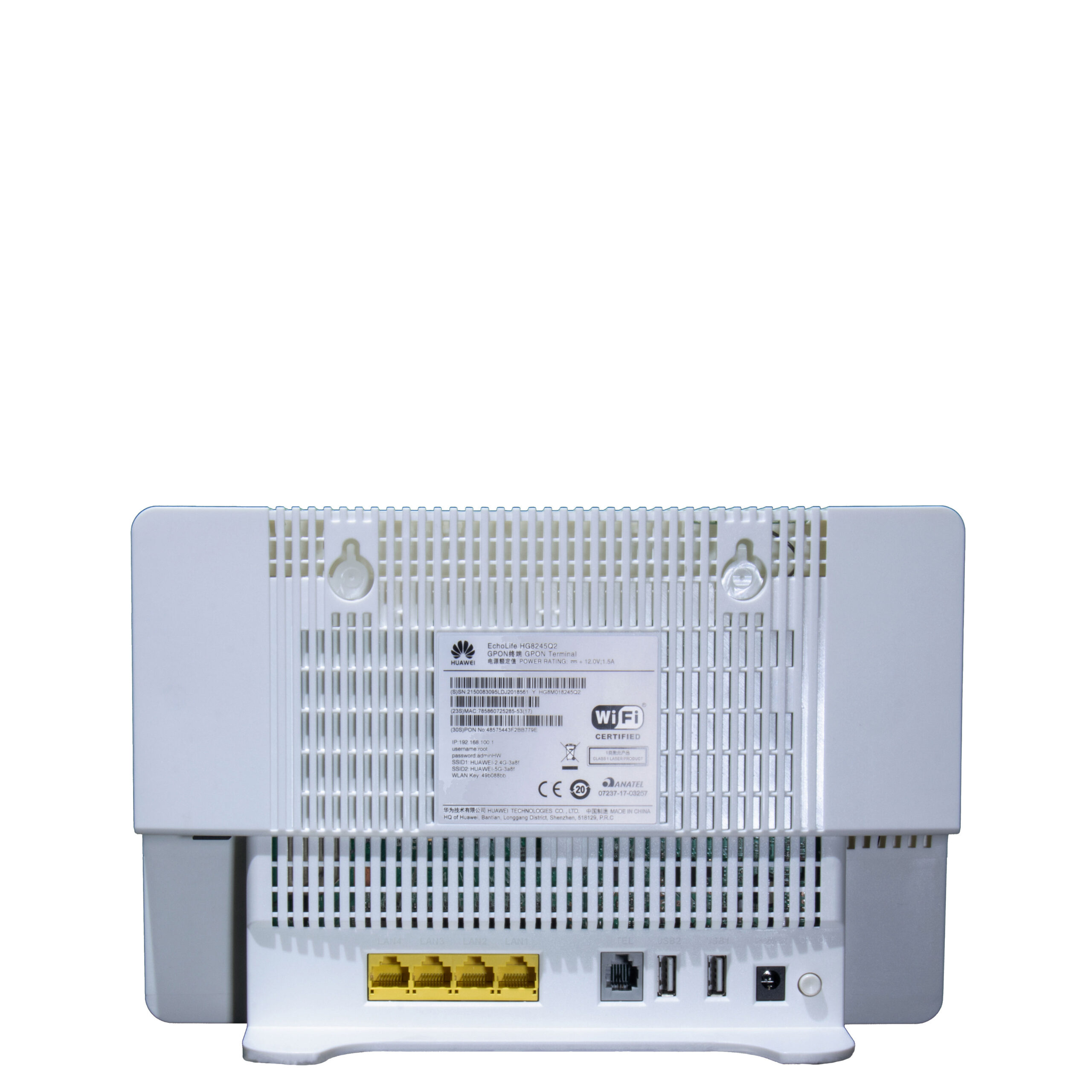 Wifi Huawei Router HG8245Q2 XPON 4GE+POTS+USB+WIFI Ftth huawei q2 pro - Quality FTTH Products ...