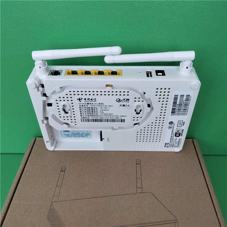 ZTE F450 New Original GPON 4LAN+2POT+1USB+WiFi FTTH PON