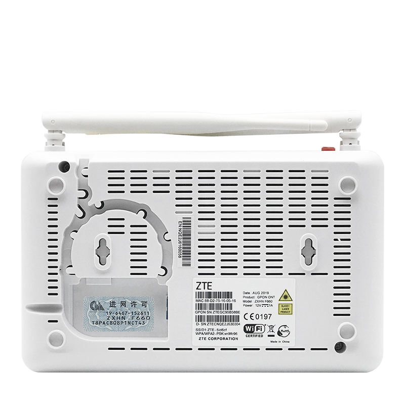 ZTE F460 v5.2 Brand New 4FE+2TEL+WIFI FTTH ONU - Quality FTTH Products ...