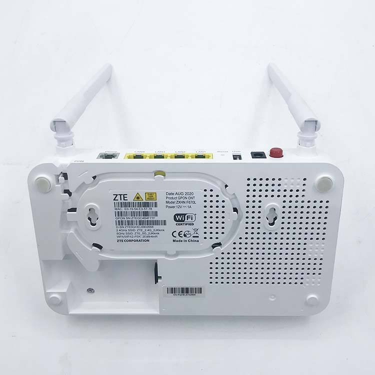 ZTE F670L GPON High Quality ONT ZXHN Model - Quality FTTH Products from ...