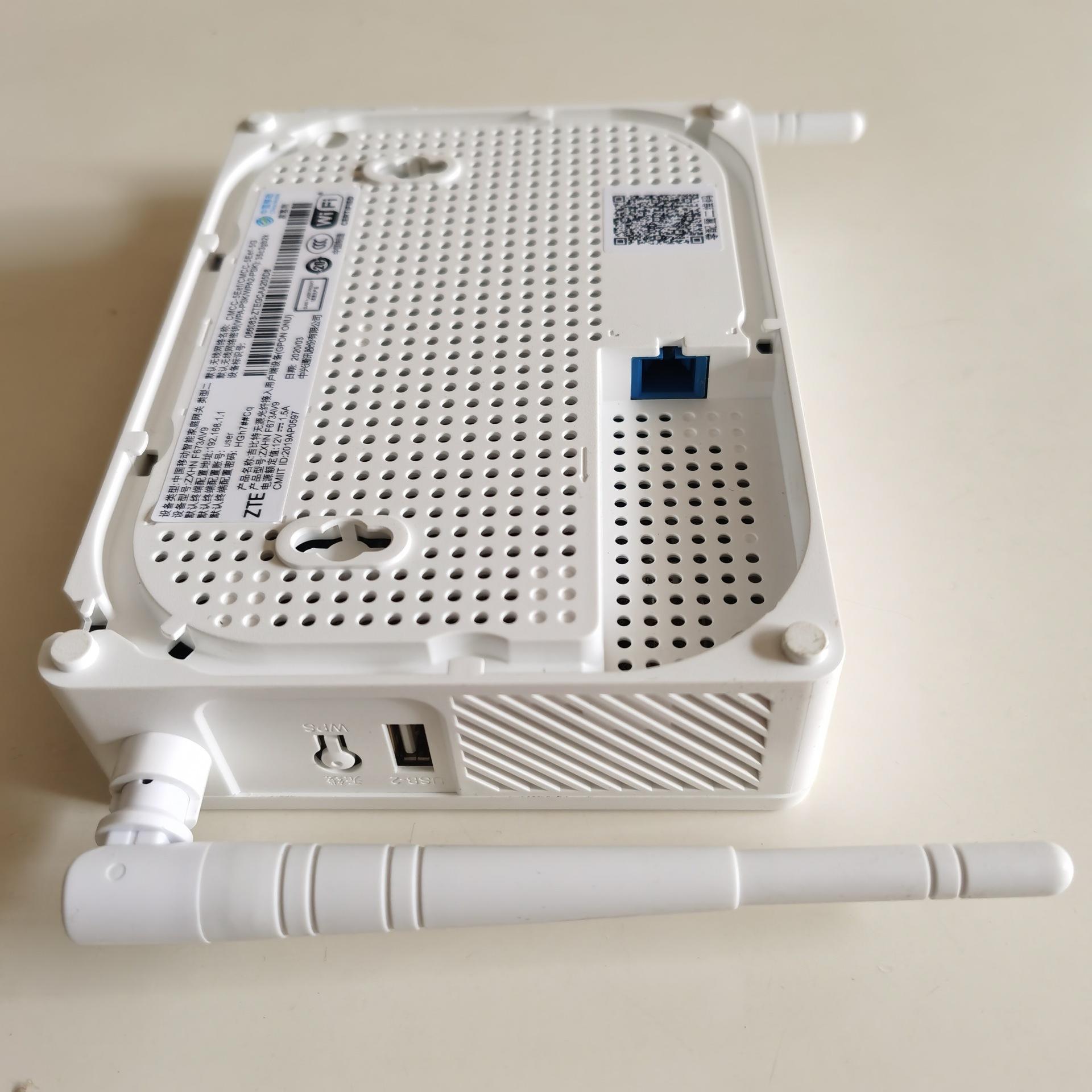 ZTE F673AV9 5G Gigabit Wireless Fiber Router Dual band 4GE network port ...