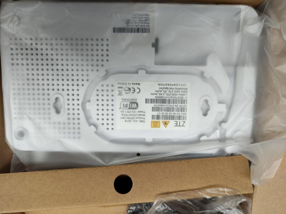 ZTE GPON ONT F670L 2.4G/5G dual band WiFi function modem zte zxhn f670l ...