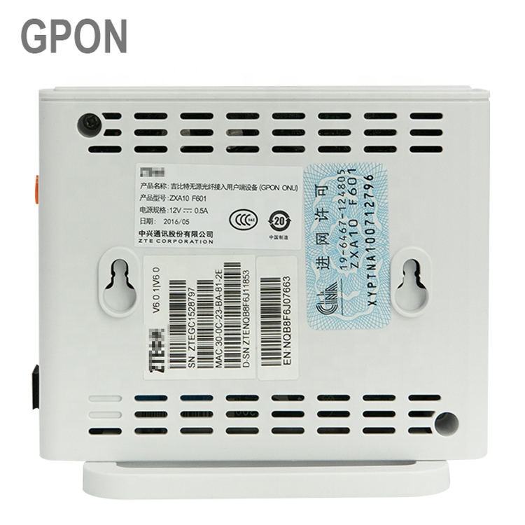ZXHN F601 High Quality ONT 1x GPON, 1x RJ45 1000Mb/s FTTH