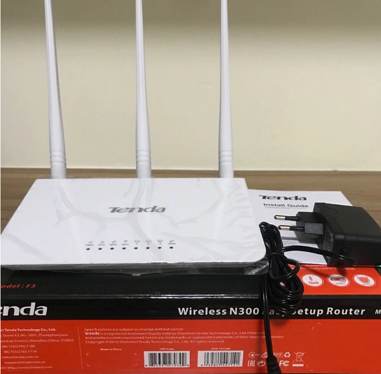 Original Tenda F3 300Mbps 2.4G Wireless WiFi Router Wi-Fi Repeater ...