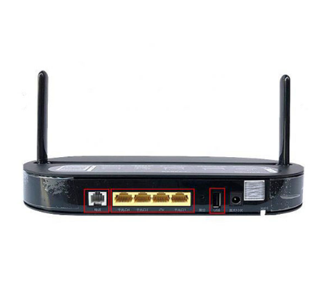 Tout nouveau routeur double bande ont HUAWEI HN8145V 4GE + 1TEL + 1USB + 2.4G 5GWIFI ONT GEPON ...