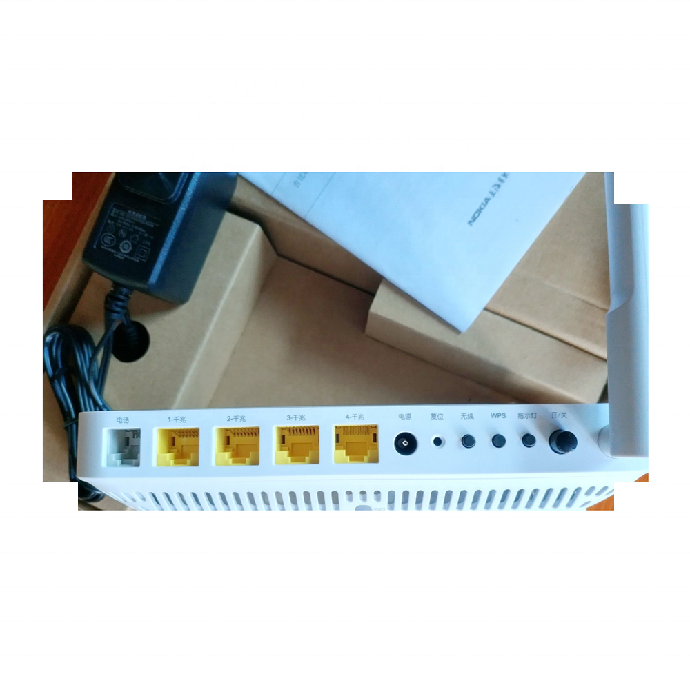 Gpon onu G-140W-ME 4GE+1VOICE+2USB +2.4G&5G AC Dual-band WIFI ont Fiber ...